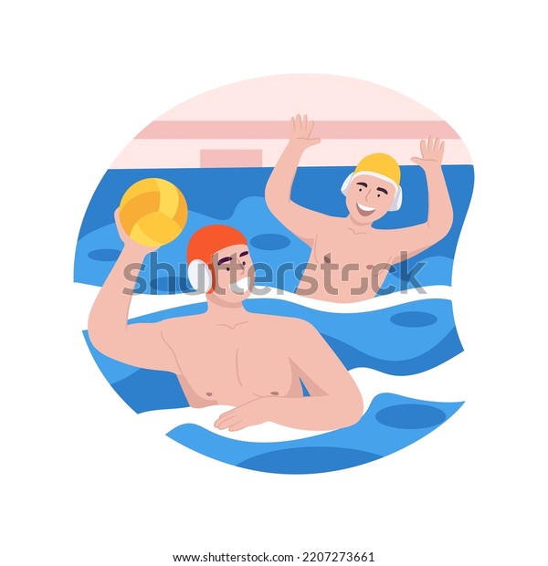 Water Polo Isolated Cartoon Vector Illustration Stock Vector (Royalty ...