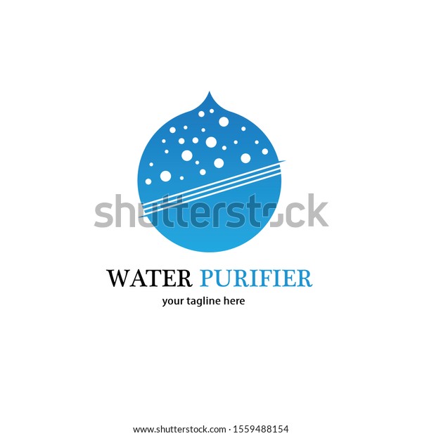 Water Purifier Logo Design Vector Icon Stock Vector (Royalty Free ...