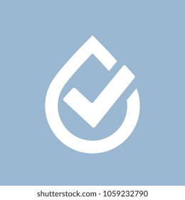 Water Quality Vector Symbol Isolated On Stock Vector (Royalty Free ...
