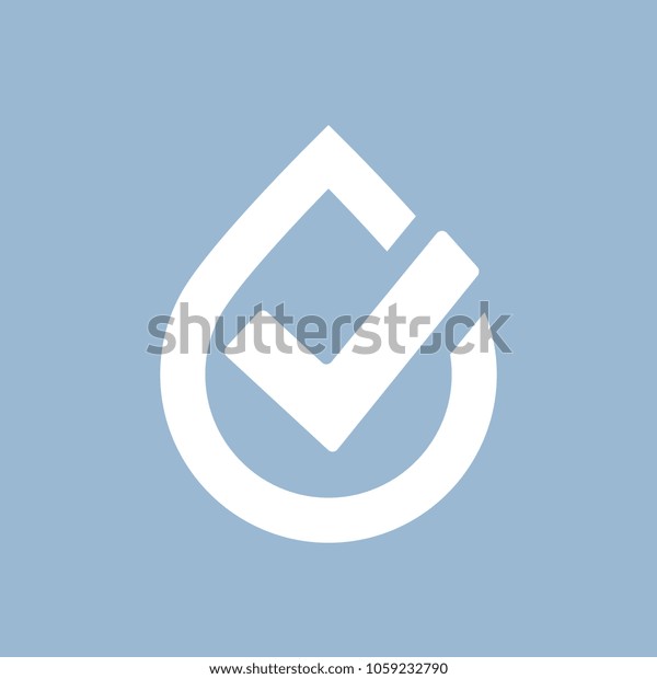 Water Quality Vector Symbol Isolated On Stock Vector (Royalty Free ...