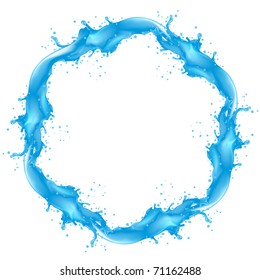 25,483 Round water splash vector Images, Stock Photos & Vectors ...