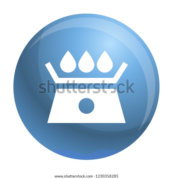 Water Scale Icon Simple Illustration Water Stock Vector (Royalty Free ...