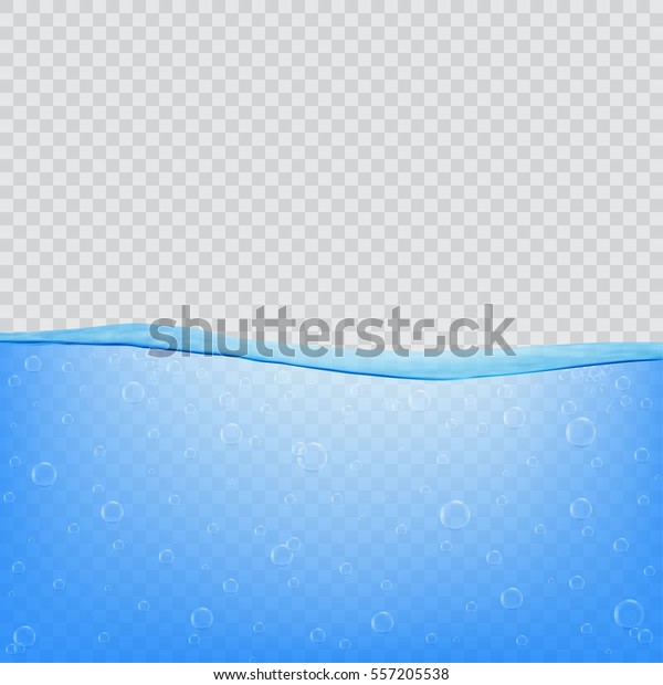 Water Sea Ocean Transparency On Transparent Stock Vector (Royalty Free ...