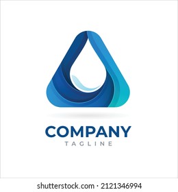 Water Shape Logo Design Template Stock Vector (Royalty Free) 2121346994 ...