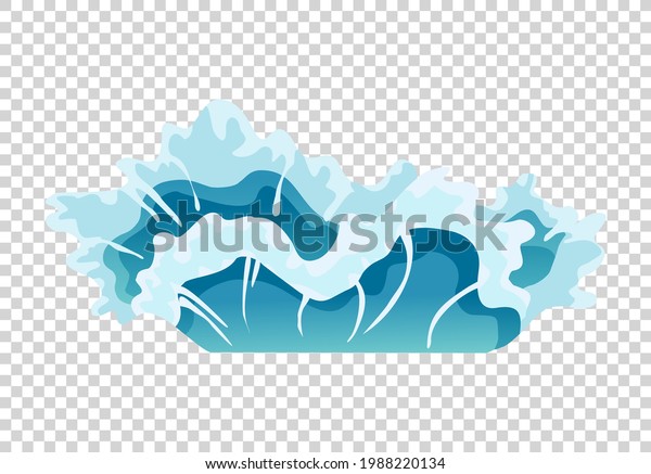Water Splash Animation Shock Waves On Stock Vector (Royalty Free ...