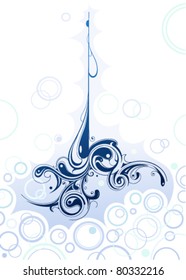 Water Splash Bubbles Stock Vector (Royalty Free) 80332216 | Shutterstock