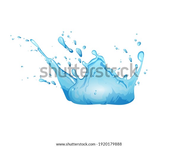 Water Splash Cartoon Vector Illustration Stock Vector (Royalty Free ...
