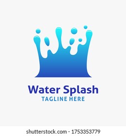 Water Splash Logo Design Inspiration Stock Vector (Royalty Free ...