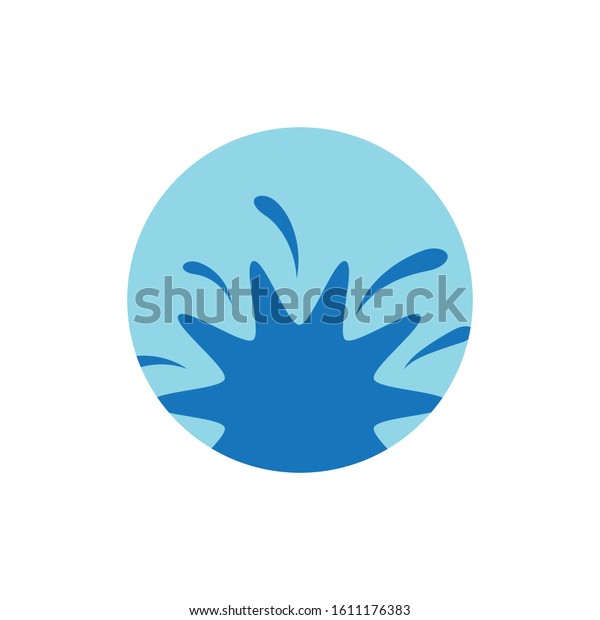 Water Splash Logo Vector Ilustration Stock Vector (Royalty Free ...