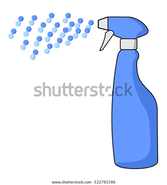 Water Spray Stock Vector (Royalty Free) 122781586