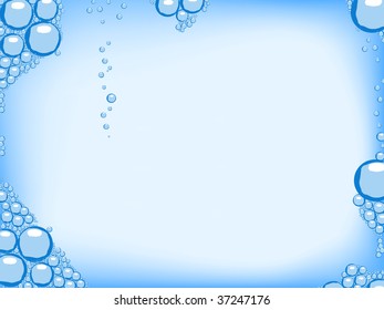 Water Spume Background Vector Illustration Stock Vector (Royalty Free ...