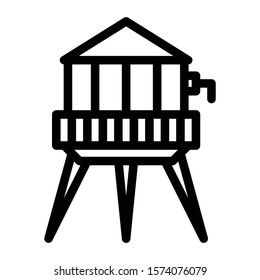 Water Storage Icon Outline Vector Design Stock Vector (Royalty Free ...