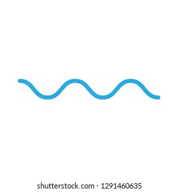 Water Surface Icon Graphic Design Template Stock Vector (Royalty Free ...