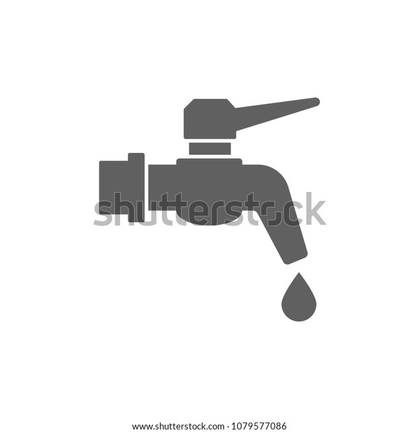 Water Tab Icon Trendy Flat Style Stock Vector (Royalty Free) 1079577086 ...
