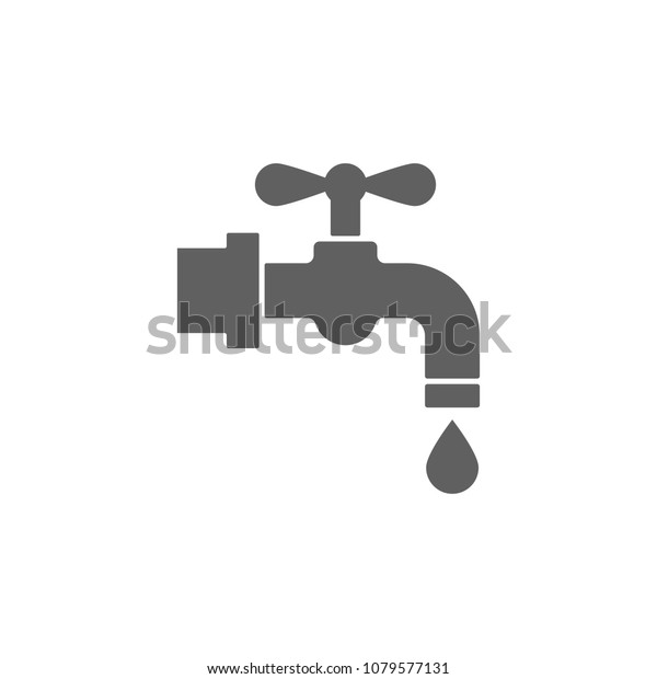 Water Tab Icon Trendy Flat Style Stock Vector (Royalty Free) 1079577131 ...