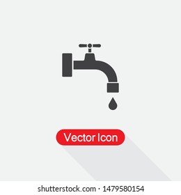 Water Tab Icon Vector Illustration On Stock Vector (Royalty Free ...