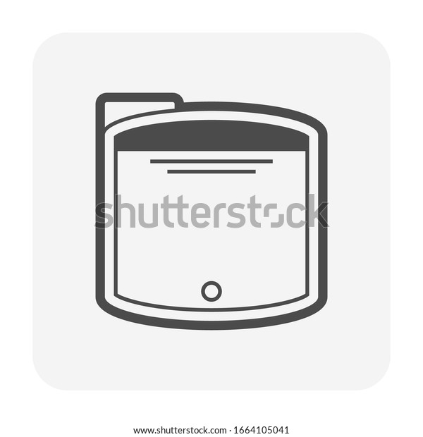 Water Tank Icon Water Container Using Stock Vector (Royalty Free ...