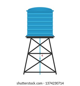Water Tank Vector Water Tank On Stock Vector (Royalty Free) 1374230714 ...