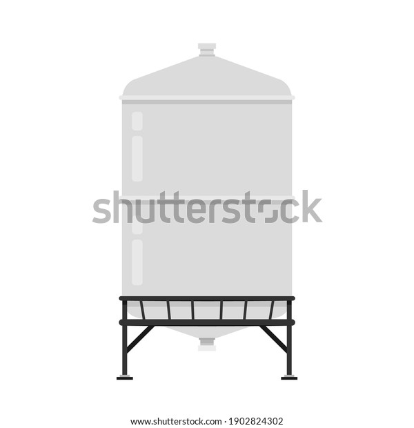 Water Tank Vector Wallpaper Free Space Stock Vector (Royalty Free ...