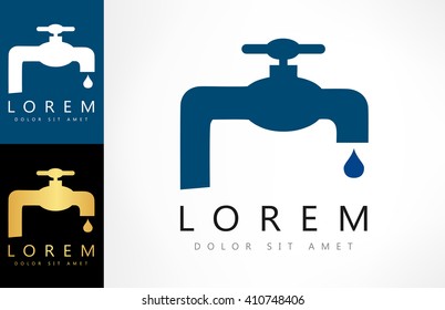 Water Tap Logo Stock Vector (Royalty Free) 410748406 | Shutterstock