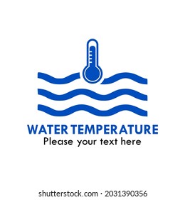 Water Temperature Logo Template Illustration Stock Vector (Royalty Free ...
