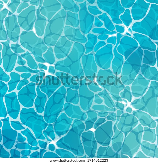 Water Top View Background Blue Ripples Stock Vector (Royalty Free ...