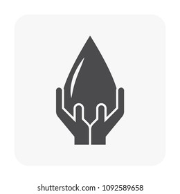 Water Usage Utility Vector Icon Design Stock Vector (Royalty Free ...