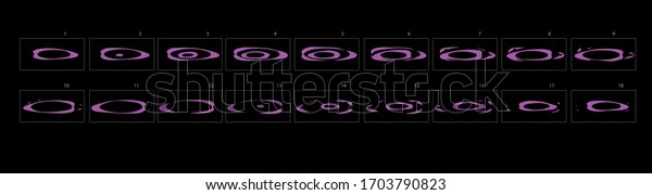 Water Wave Animation Water Splash Sprite Stock Vector (Royalty Free ...