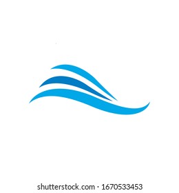 Water Wave Graphic Design Template Vector Stock Vector (Royalty Free ...