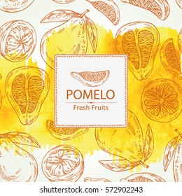 1,167 Pomelo watercolor Images, Stock Photos & Vectors | Shutterstock