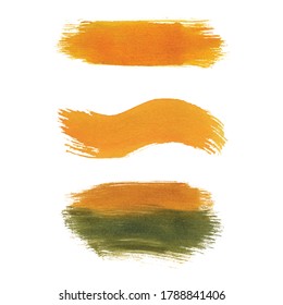Watercolor Brush Set Premium Vector Stock Vector (Royalty Free ...