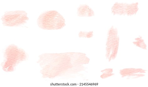 Watercolor Pink Heading Frame Vector Stock Vector (Royalty Free ...