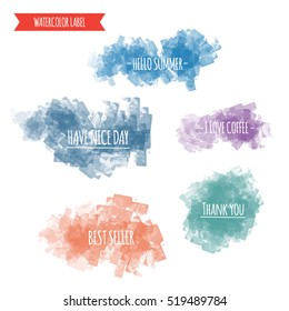 Watercolor Quotes Stock Vector (Royalty Free) 519489784 | Shutterstock