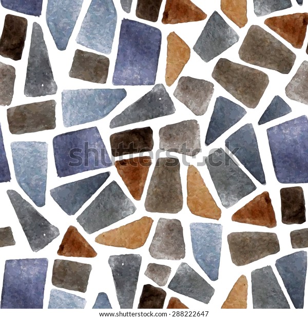 Watercolor Seamless Stone Texture Your Designs Stock Vector (Royalty ...