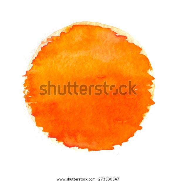 Watercolor Sun Vector Illustration Isolated On Stock Vector (Royalty ...