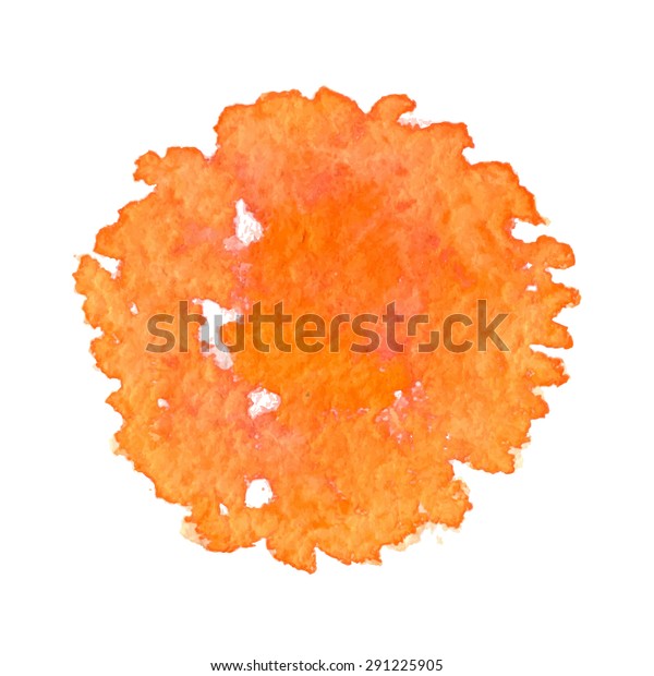 Watercolor Sun Vector Illustration Isolated On Stock Vector (Royalty ...