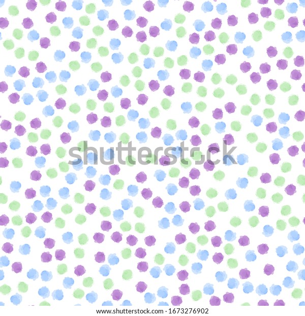 Watercolor Violet Dots Colorful Vector Illustration Stock Vector ...