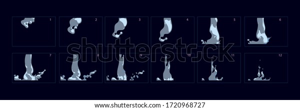 Waterfall Animationwater Splashes Animation Waterfall Sprite ...