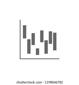Waterfall Chart Icon Simple Glyph Vector Stock Vector (Royalty Free ...