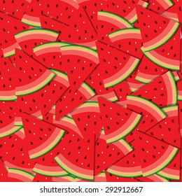 Watermelon Colorful Background Image Stock Vector (Royalty Free ...