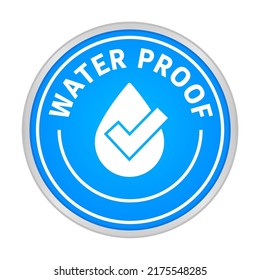 Waterproof Icon Logo Design Template Stock Vector (Royalty Free ...