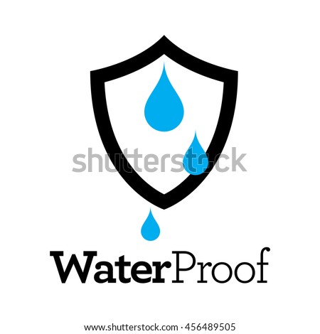 Waterproof Vector Icon Water Resistant Liquid Vector de stock (libre de ...