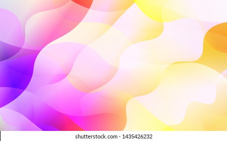 Template Background Wave Wave Shape Design Stock Vector (Royalty Free ...