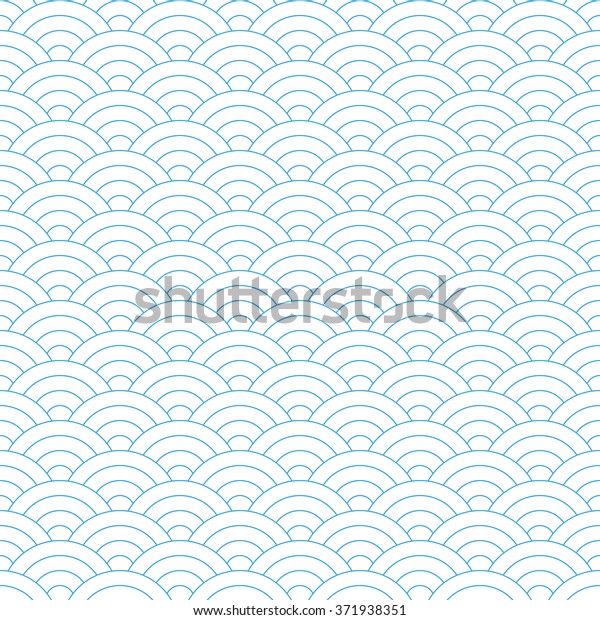 Wave Blue Pattern Wave Background Vector Stock Vector (Royalty Free ...