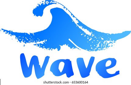 Wave Calligraphy Handwritten Word Stock Vector (Royalty Free) 653600164 ...