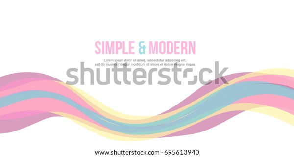 Wave Design Banner Background Collection Stock Vector (Royalty Free ...