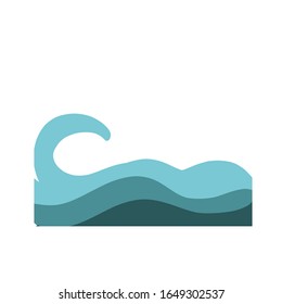 Wave Design Icon Vector Symbol Stock Vector (Royalty Free) 1649302537 ...