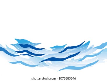 Wave Design Illustration Stock Vector (Royalty Free) 1075883546 ...