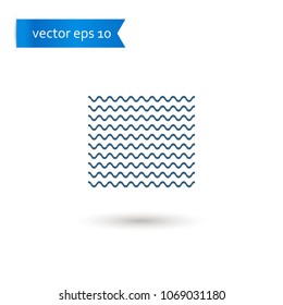 Water Logo Design Square Wave Icon Stock Vector (Royalty Free ...