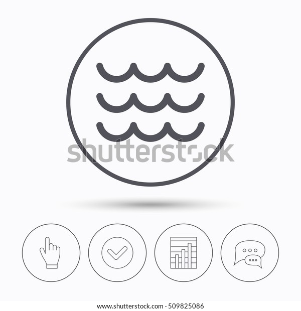Wave Icon Water Stream Symbol Chat Stock Vector (Royalty Free) 509825086 | Shutterstock